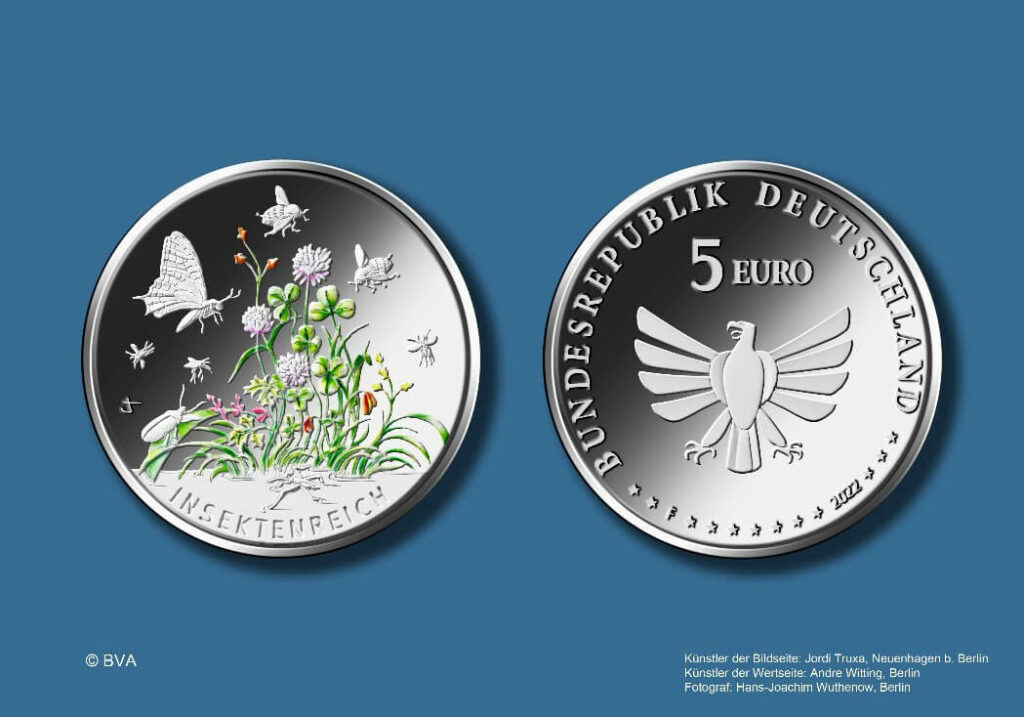 Deutschlands 5-Euro-Sammlermünze „Insektenreich“ | MünzenWoche